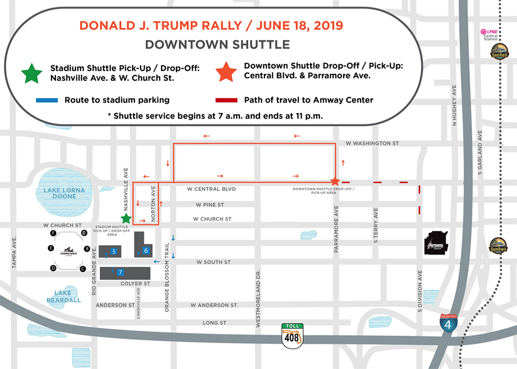 Transportation Guide for Presidential Visit
